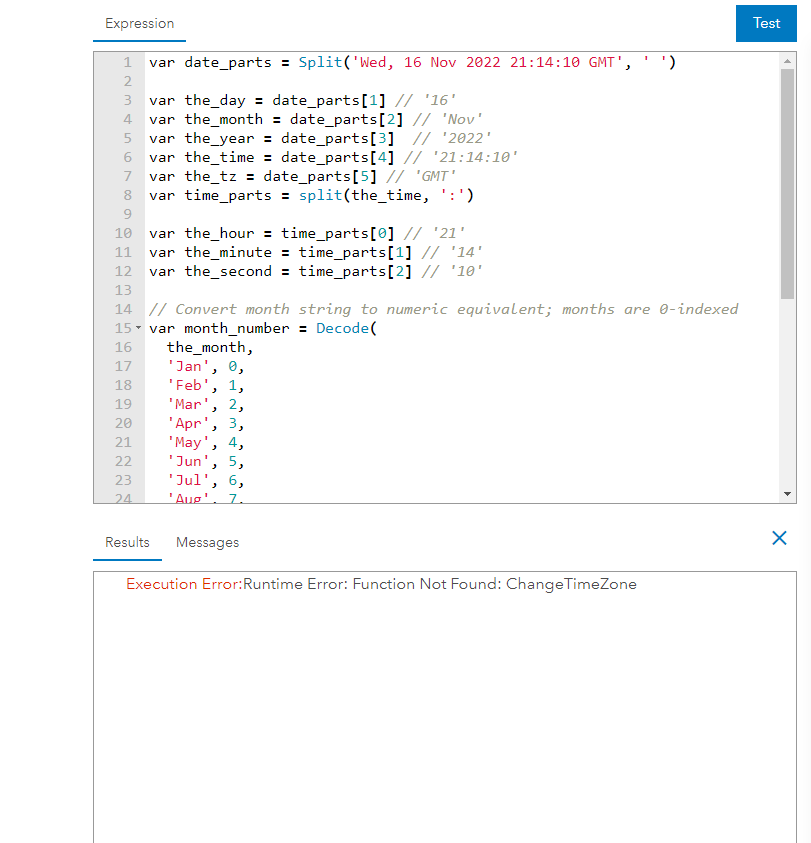 Using Arcade to change string field to a date fiel... - Esri Community