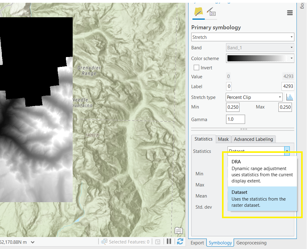 Solved: Missing "Custom" statistics option under Symbology... - Esri Community