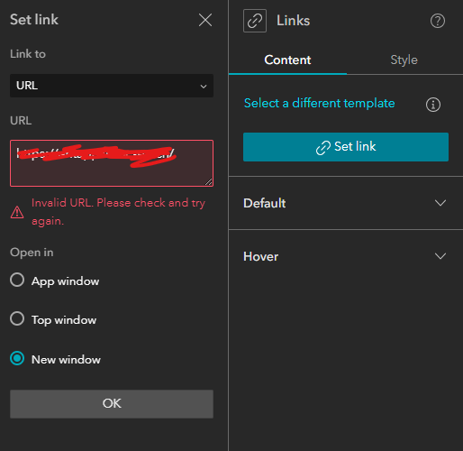 Getting Around URL Verification For Building Links - Esri Community