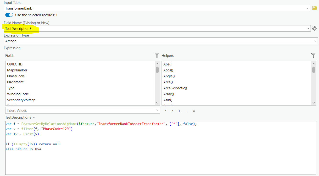 calculate field option for 3 different fields usin... - Esri Community