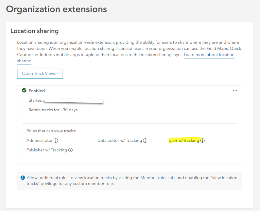 Solved: clarification on how tracking / location sharing w... - Esri ...
