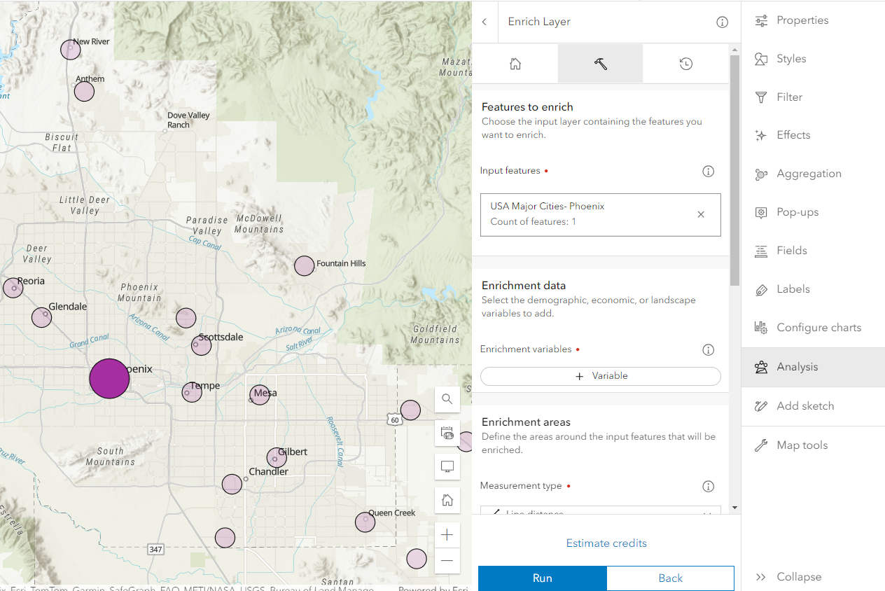 how to get ESRI demographics by city? - Esri Community