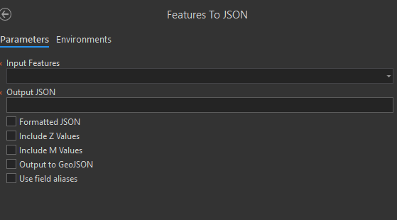 Features to GeoJSON Format - Esri Community