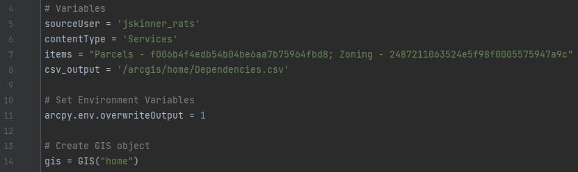 Report ArcGIS Enterprise/ArcGIS Online Item Depend... - Esri Community