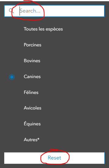Translate default labels and buttons to French? - Esri Community