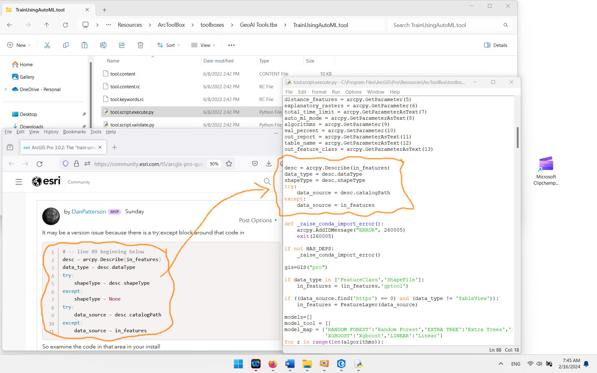 ArcGIS Pro 3.0.2: The “train using autoML” tool wi... - Esri Community