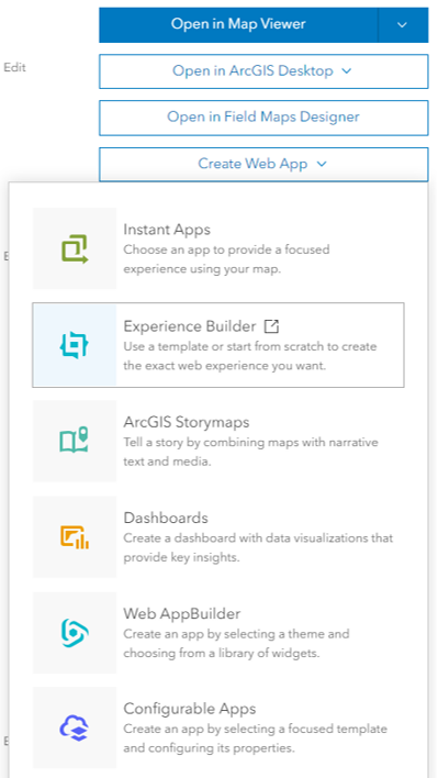 Launch a webmap directly into user configured EB t... - Esri Community