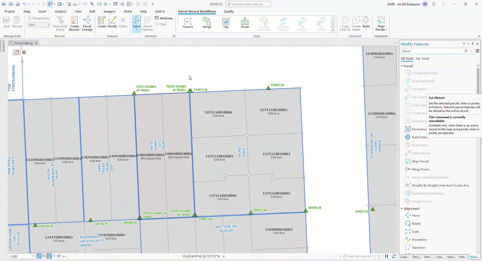 Solved: Editing Existing Parcel Records vs Creating a new ... - Esri ...