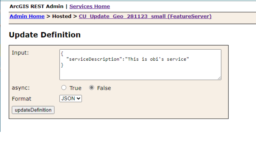 Trying to update an ArcGIS Online hosted feature s... - Esri Community
