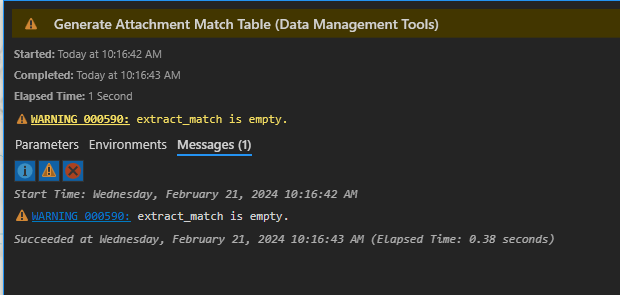 Empty Match Table- Generate Attachment Match Table - Esri Community