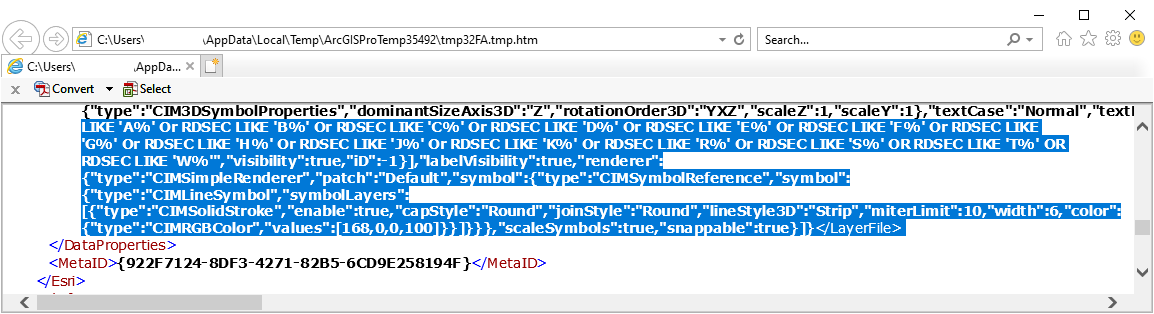 Solved: FC has symbology and labelling permanently stored ... - Esri Community