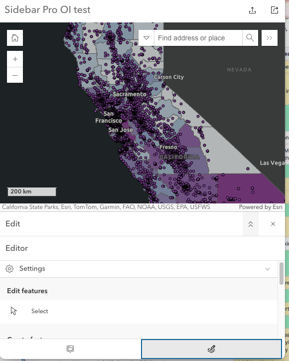 Solved: Sidebar panel icons disappear when selected - Esri Community