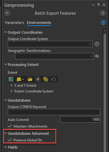 Feature class to geodatabase removes global id - Esri Community