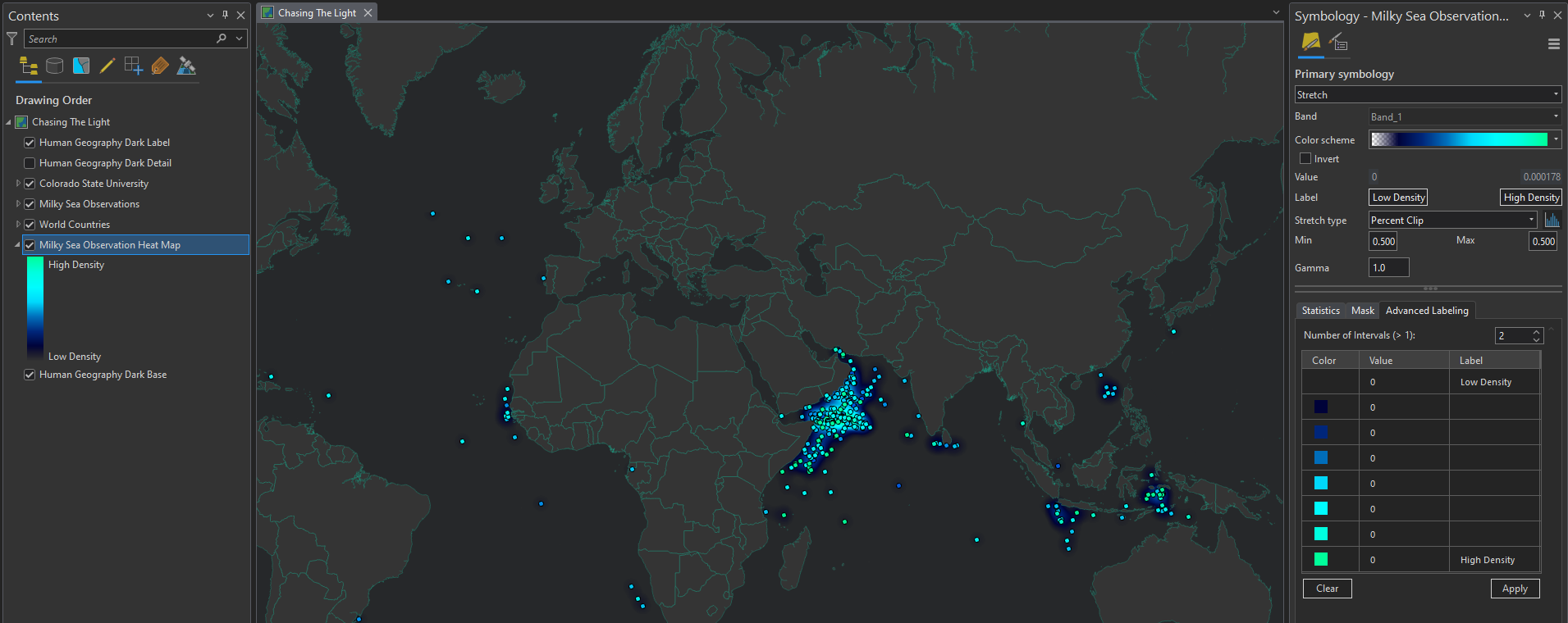Legend entry for raster using advanced labels - Esri Community