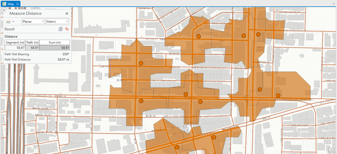 How does the Service Area solver decide the width ... - Esri Community