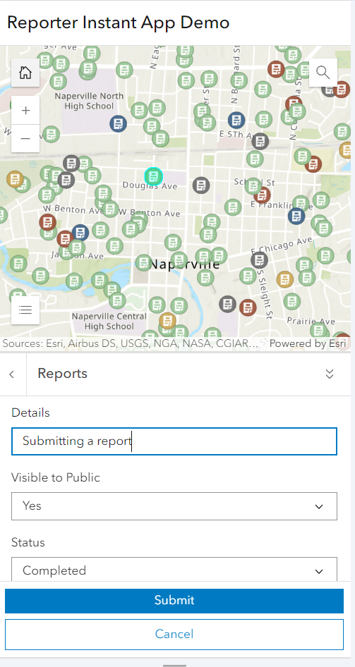Reporter Crowdsource Reporter Arcgis Online