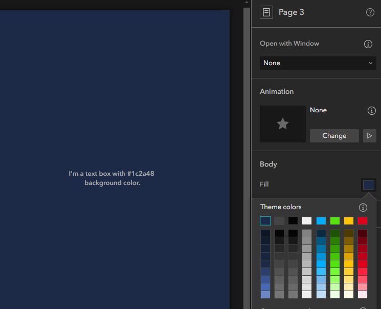 Solved: Hub Color Palette vs Experience Builder Color Pale... - Esri ...