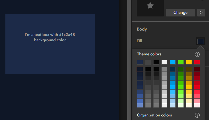 Solved: Hub Color Palette vs Experience Builder Color Pale... - Esri ...