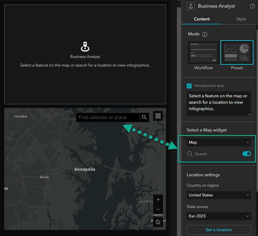 What's new for the Business Analyst Widget in ArcG... - Esri Community