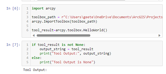 How to return value from ArcGIS Pro custom tool (.... - Esri Community