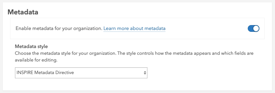 Create INSPIRE Metadata using ArcGIS’s New Metadata Editor