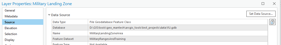 How to "Set Data Source" for a layer using arcpy? - Esri Community