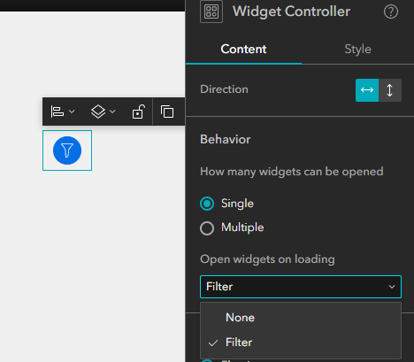 Solved: Filter Widget Issue: "apply this filter automatica... - Esri Community