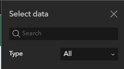 Solved: How to remove web map item from the 'select data' ... - Esri Community