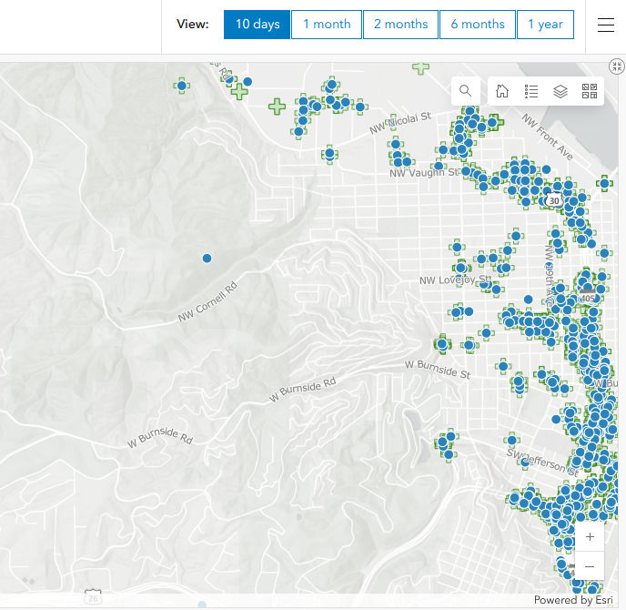 Public ArcGIS map control buttons not working - Esri Community