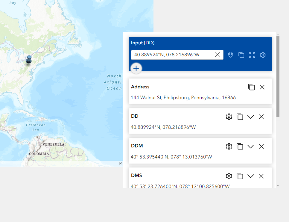 Reverse Geocoder in Experience Builder - Esri Community