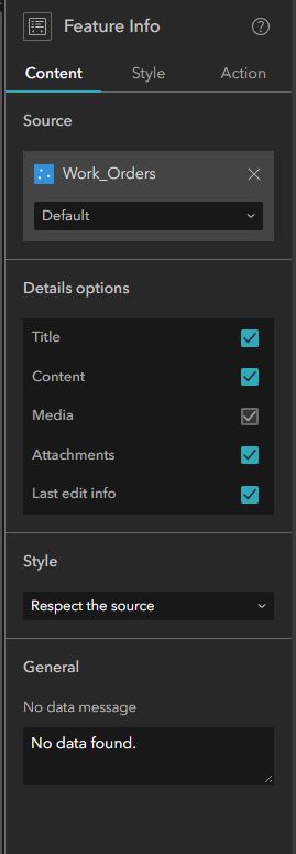 Attachments Not Showing Up in Feature Info Widget - Esri Community