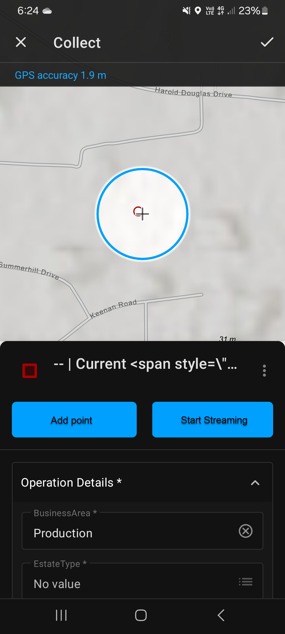Improve streaming start/stop selection in Field Ma... - Esri Community