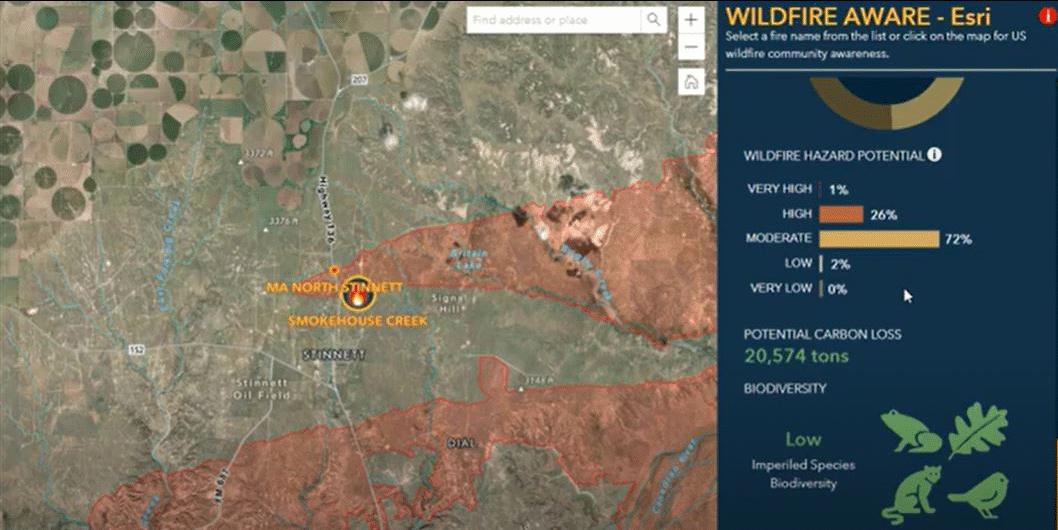 Examining the Smokehouse Creek Texas Wildfire Usin... - Esri Community
