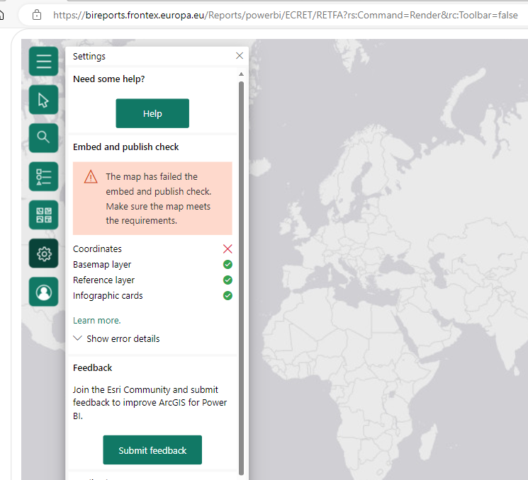 Map with counries not passing validation rules - C... - Esri Community