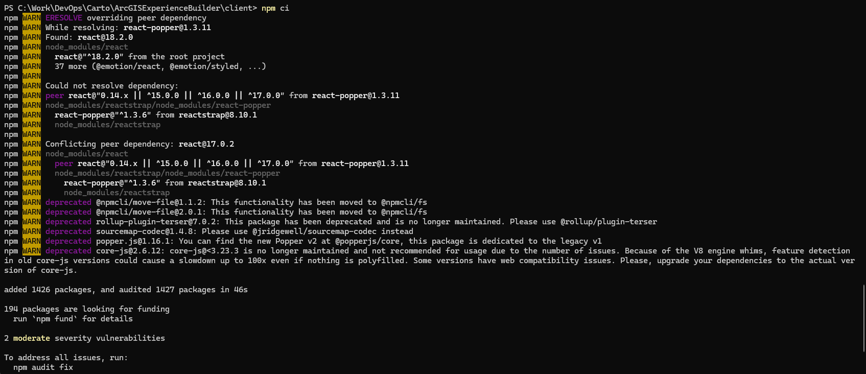 Solved: Client install errors - Esri Community