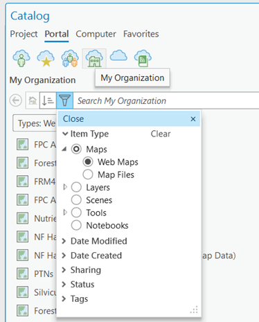 Pro: When browsing hosted feature services, icon o... - Esri Community