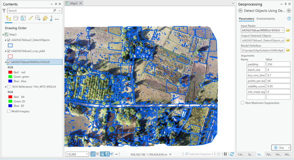 How to setting Detect object using SAM model for g... - Esri Community