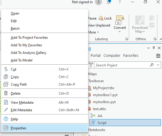 Drop-down menu is missing, disallowing me to prope... - Esri Community