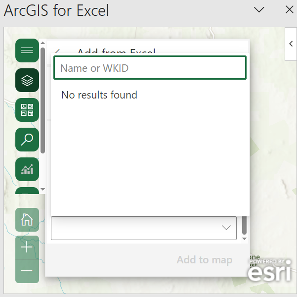 ArcGIS Excel Spatial Reference search no longer wo... - Esri Community