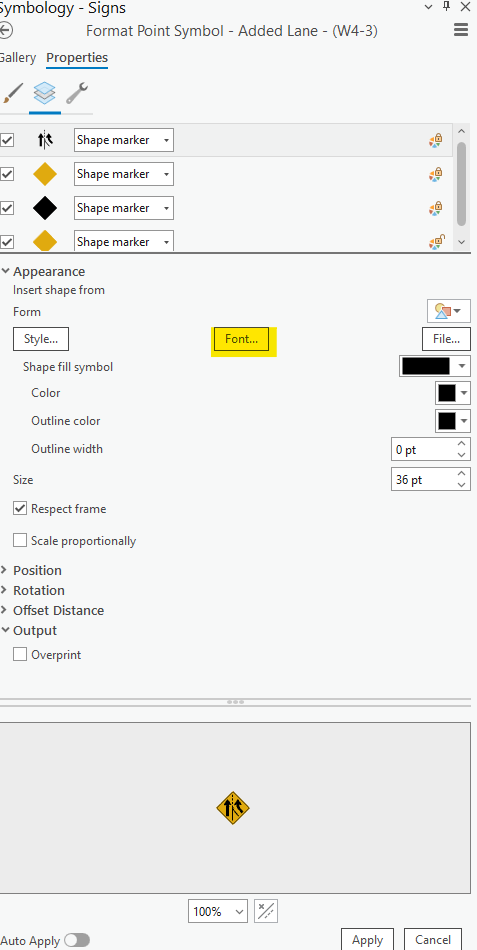 Solved: Font and Character used in symbology? - Esri Community