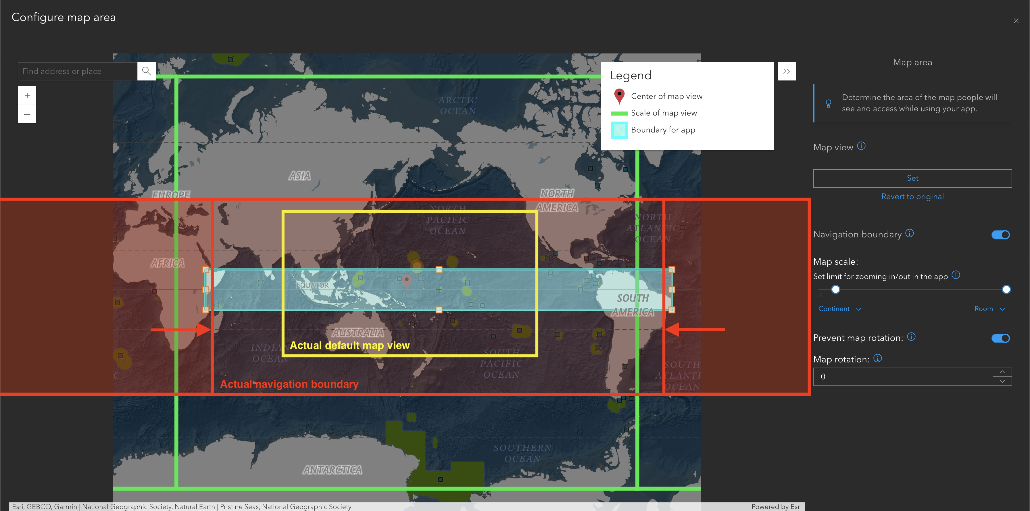 Issues with "Configure map area" wizard in Instant... - Esri Community