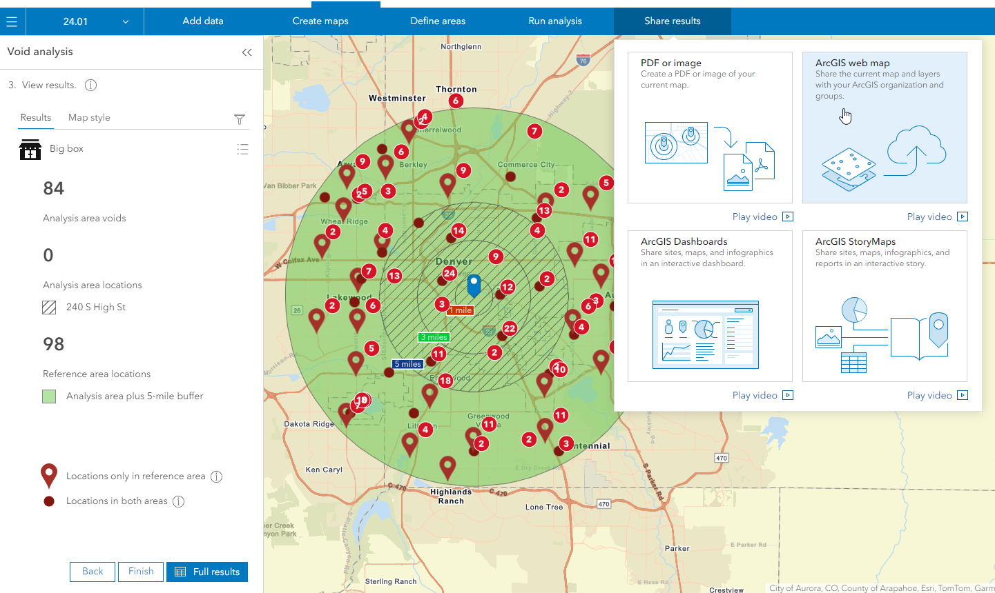 Solved: Possible to export geocoded void analysis? - Esri Community