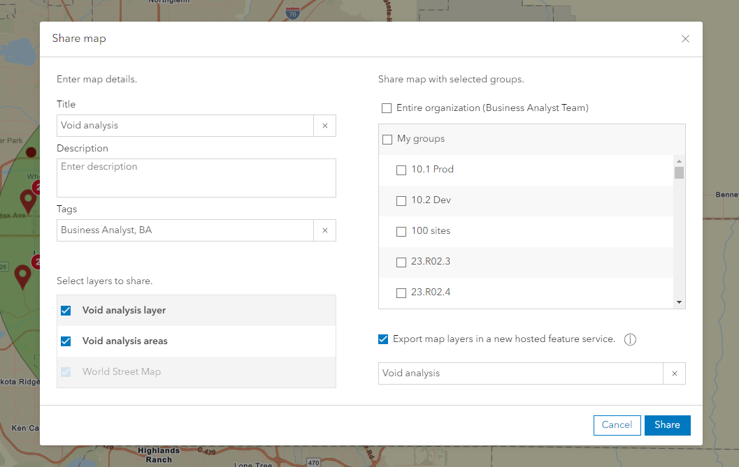 Solved: Possible to export geocoded void analysis? - Esri Community