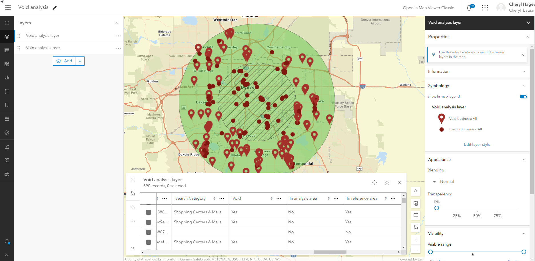 Solved: Possible to export geocoded void analysis? - Esri Community