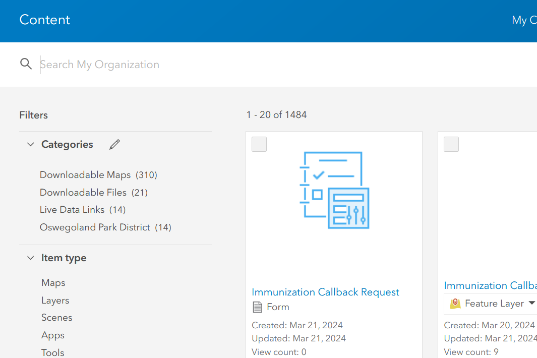 An "anti" item portal content filter - Esri Community