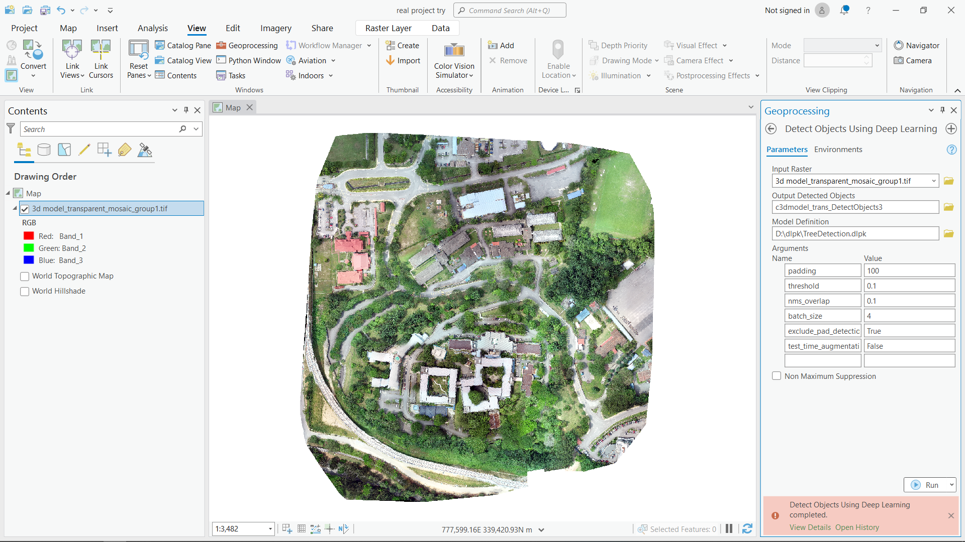 Tree detection - Esri Community