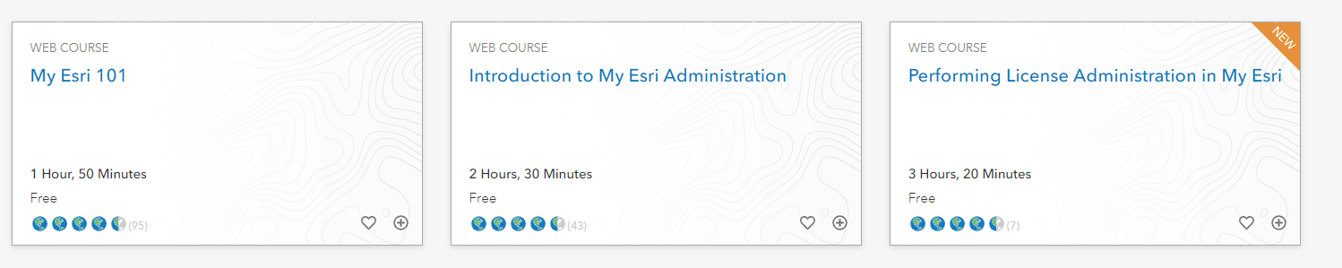 New My Esri License Management training course is ... - Esri Community