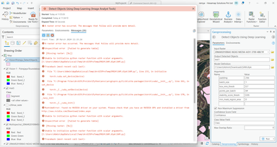 Detect Object Using Deep Learning: Unable to initi... - Esri Community