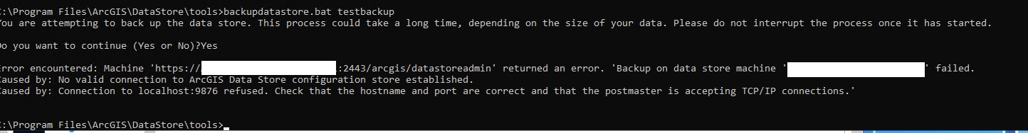 Workflow Manager odd DataStore Errors - Esri Community