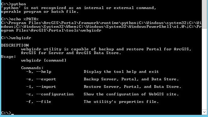 Run webgisdr via Windows Tasks Scheduler - Esri Community